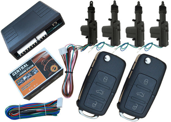4pcs Actuators Car Center Lock System , Trunk Release Output Central Locking Kits With Remote