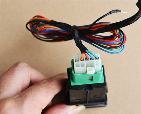 Special Car Start Stop Button Keyless Ignition System Black / Blue Color