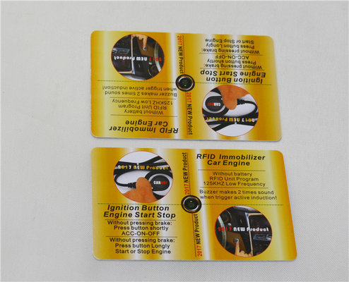 Rfid Transponder Card Invisible Keyless Car Engine Start Stop System For Petrol Or Auto Diesel Car