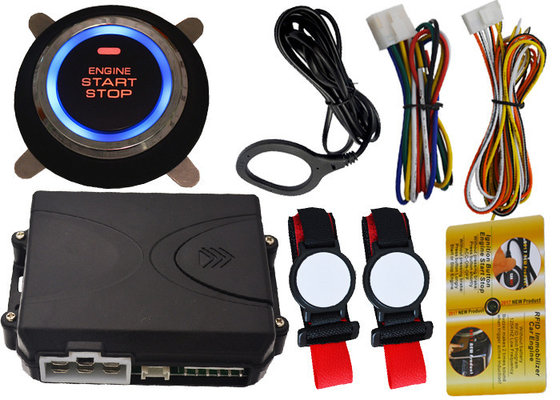 Invisible Car Engine Start Stop System With Ignition Button , RFID Anti Theft Protection