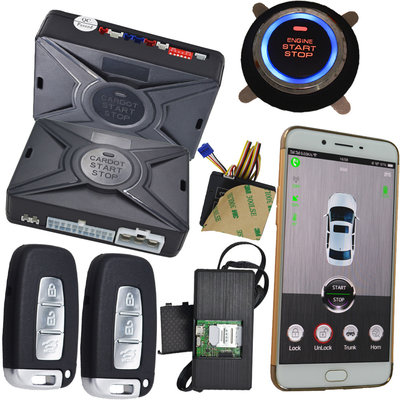 Online Gps Gprs Tracking System Smartphone Car Alarm Cell Phone Remote Car Starter