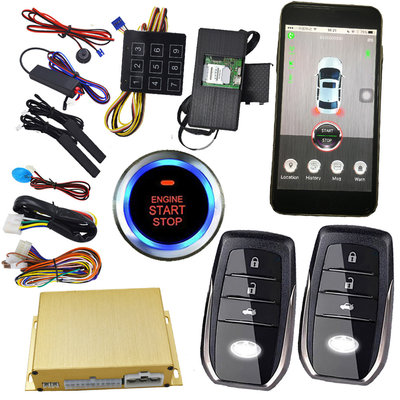 Reatime Online Smartphone Car Alarm System Cell Phone Remote Start Gps Vehicle Tracking