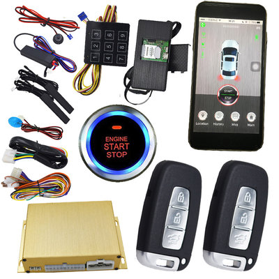 Gps Auto Tracking Vehicle Security Car Alarm With Smartphone App Central Lock Or Unlock