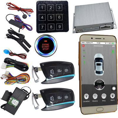 Gps Car Alarm That Connects To Phone smartphone remote start With Smart Key Auto Central Lock