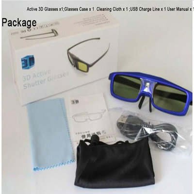 Accessories  DLP Projector Shutter 3D Glass, TV Side by Side 3D Glasses