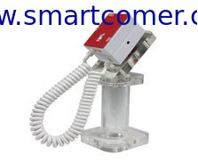 COMER mobile phone security desk display acrylic stands for retailer