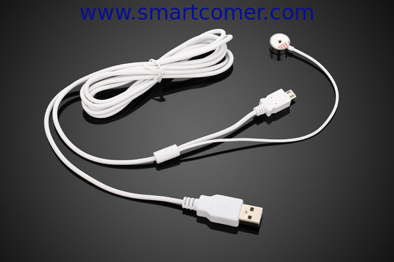 COMER anti-theft locking security retail display for mobile phone stands with alarm and type c charging cable