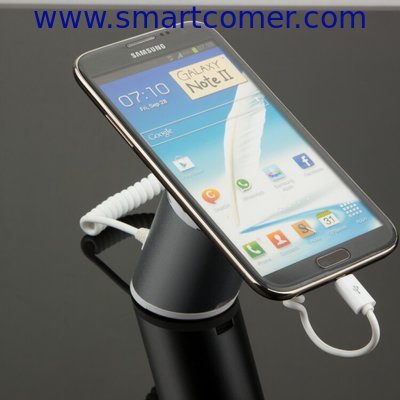 COMER anti-theft alarm mobile phone security display magnetic holders with charging cable lock devices