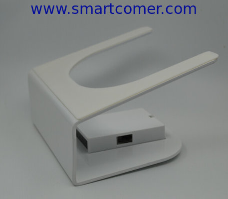 COMER anti-theft cable locking tablet display stands with alarm for retail shops