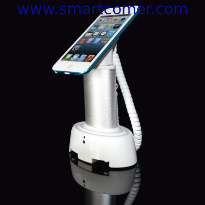 COMER 7" tablet security alarm counter display stands with charging function and alarm sensor