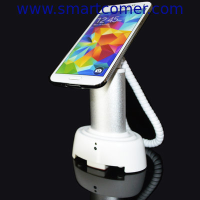 COMER 7" tablet security alarm counter display stands with charging function and alarm sensor