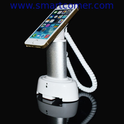 COMER 7" tablet security alarm counter display stands with charging function and alarm sensor