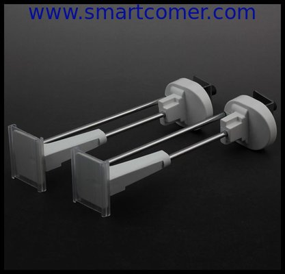 COMER supermarket EAS security stop lock hanging display hook with clips