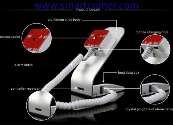 COMER anti shoplift alarm devices Secure desktop Display Stand for mobile phone shops