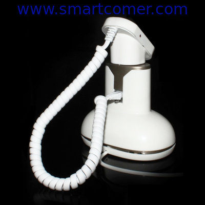 COMER antitheft alarm cable locker devices independent locking mount for mobile phone alarm display stands