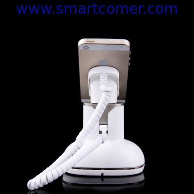 COMER anti-theft devices cell phone security alarm desktop display magnetic stands with charging cables