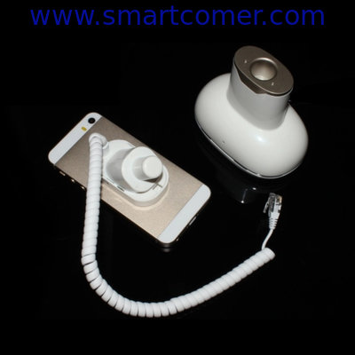 COMER antitheft alarm cable locker devices independent locking mount for mobile phone alarm display stands