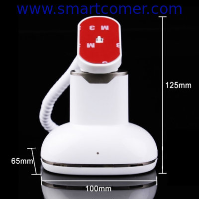 COMER antitheft alarm cable locker devices independent locking mount for mobile phone alarm display stands