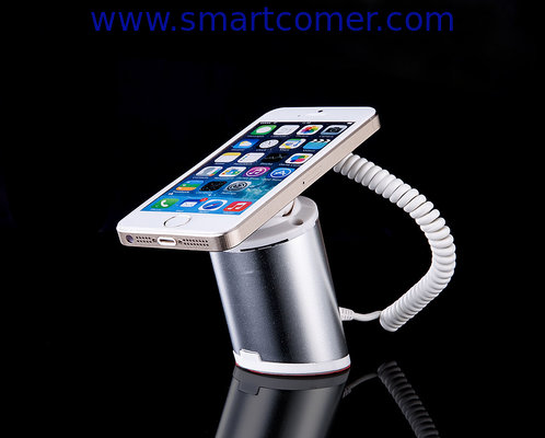 COMER Cell phone magnetic stands for retail shop security display devices with alarm sensor and charging cord