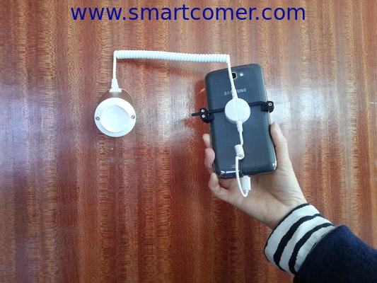 COMER anti-theft alarm mobile phone security  table display bracket with telephone charging cord