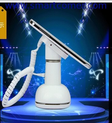 COMER new release popular mobile phone open display security stand with charge alarm function