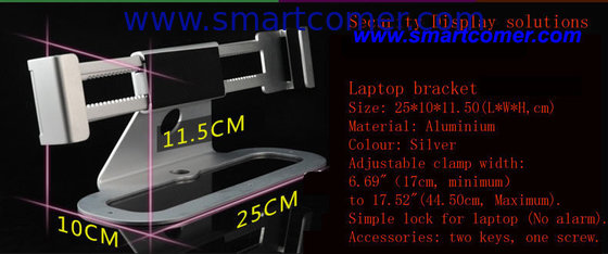 COMER security notebook display stand bracket anti-theft holder