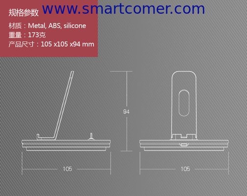 COMER anti theft mobile cell phone tabletop display stands for shops security