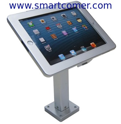 COMER  restaurant table anti-theft locking display kiosk for tablet ipad in shop, hotels