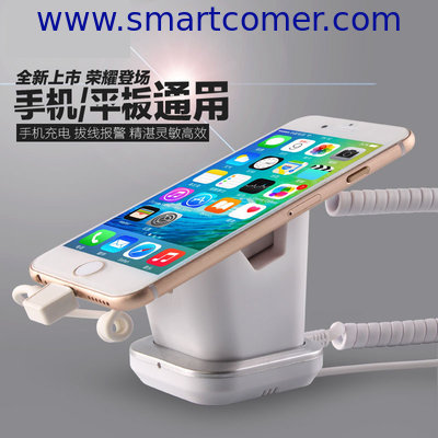 COMER smartphone shops security alarm system display rack stand holder table display