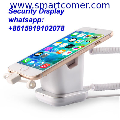 COMER  smart phone shops security anti theft charging desk stand plastic magnetic alarm holder