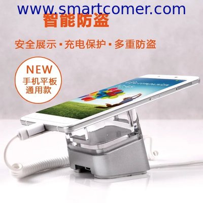 COMER New acrylic display anti theft cable alarm for security tablet android mobile iphone