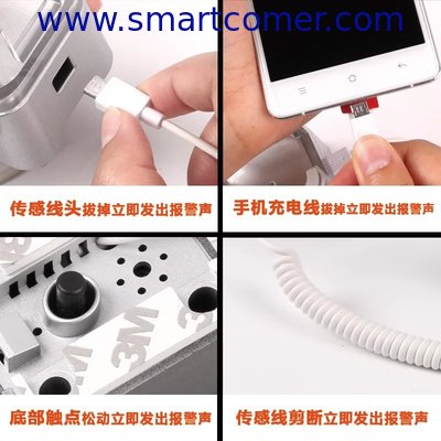 COMER New acrylic display holders anti theft alarm security  for tablet android mobile iphone