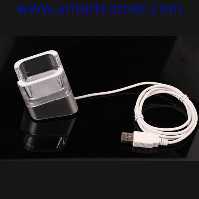 COMER New acrylic display anti theft cable alarm for security tablet android mobile iphone