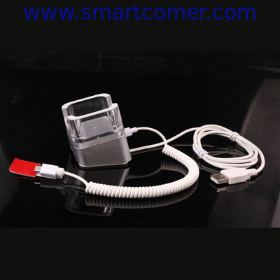 COMER Retractable Security cell phone holder mobile flexible alarm display brabket holders