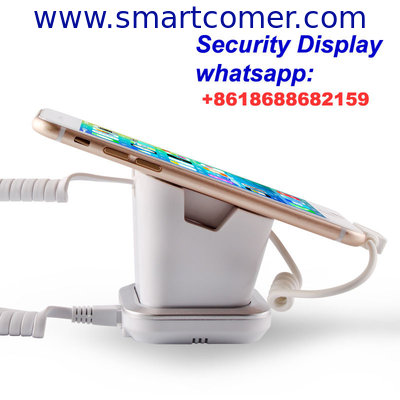 COMER anti-theft cable locking devices for desk display tablet pad mount alarm with charging function
