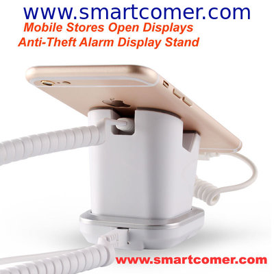 COMER anti-theft alarm charging display stand for tablet pad security display rack with charging cord