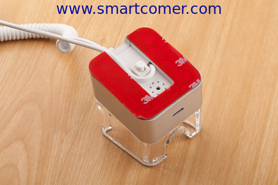 COMER antishoplift plastic magnetic stands for alarm mobile phone acrylic bracket mounting displays