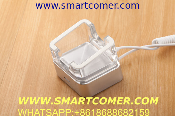 COMER anti lost cable alarm locking devices for security mobile phone mounting holders