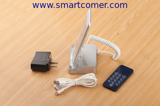 COMER anti-theft alarm locking devices for mobile phone desktop Display Stands