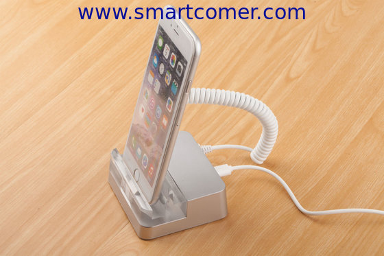 COMER smart phone stores security alarm system desktop display rack stand acrylic holder with charging cord
