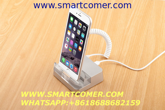COMER smart phone stores security alarm system desktop display rack stand acrylic holder with charging cord
