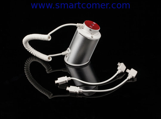 COMER clip locking alarm mobile phone security stands with gripper mounting display bracket rack