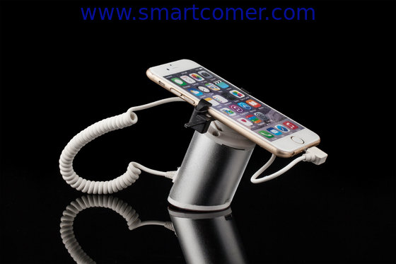COMER anti-theft alarm mobile phone security display magnetic holders with charging cable lock devices