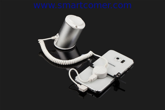 COMER security cell phone stand with clamp with alarm sensor and charging cable