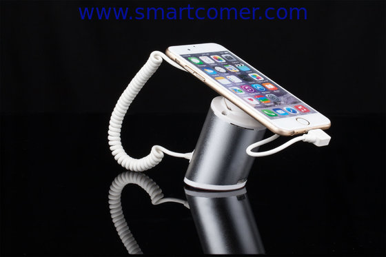 COMER anti-theft alarm mobile phone security display magnetic holders with charging cable lock devices