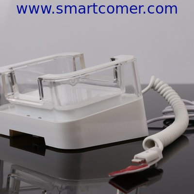 COMER New design desktop mounted anti-theft mobile phone stand tablet holder with cable lock