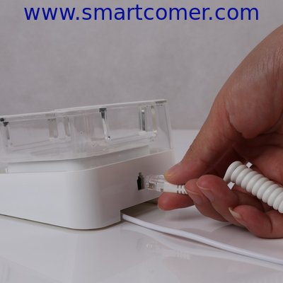 COMER anti theft 8" tablet security display holders with alarm sensor and charging cord
