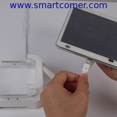 COMER 10" tablet panel computer security holder with alarm and charging