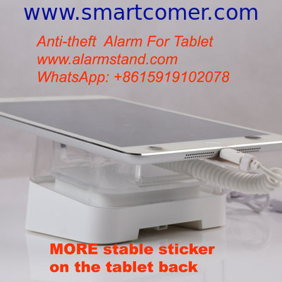 COMER anti theft locking devices security alarm system for tablet desk display stands