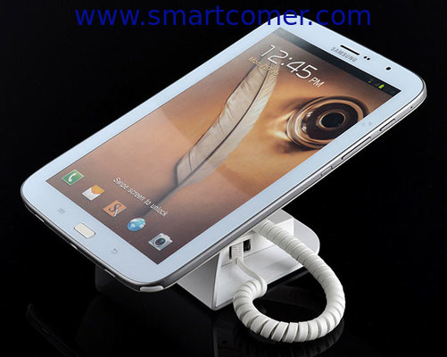 COMER security display anti-theft tablet metal holders with charging cable and alarm sensor